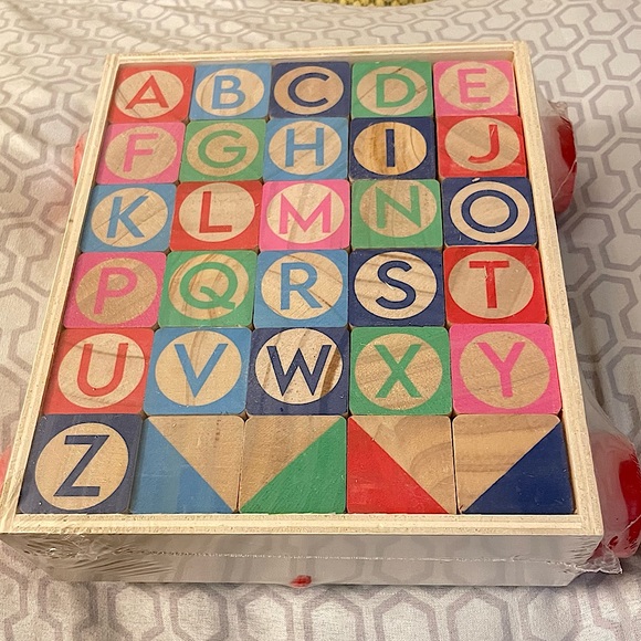 Toys | Wooden Alphabet Blocks | Poshmark